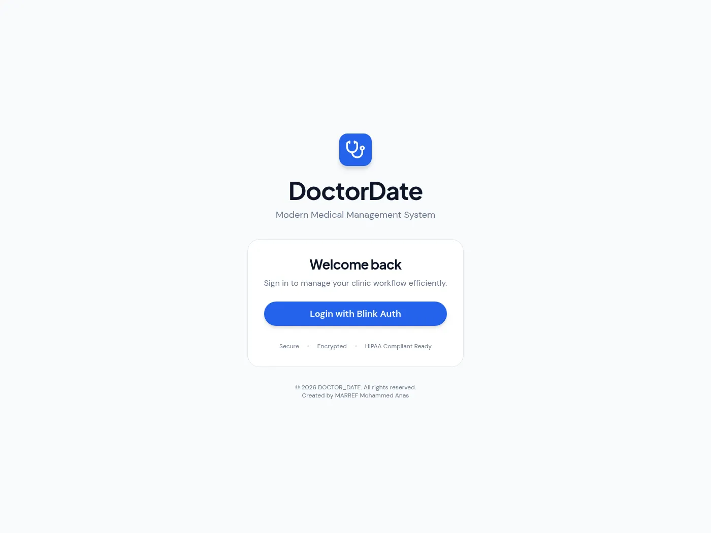 DoctorDate Medical Manager