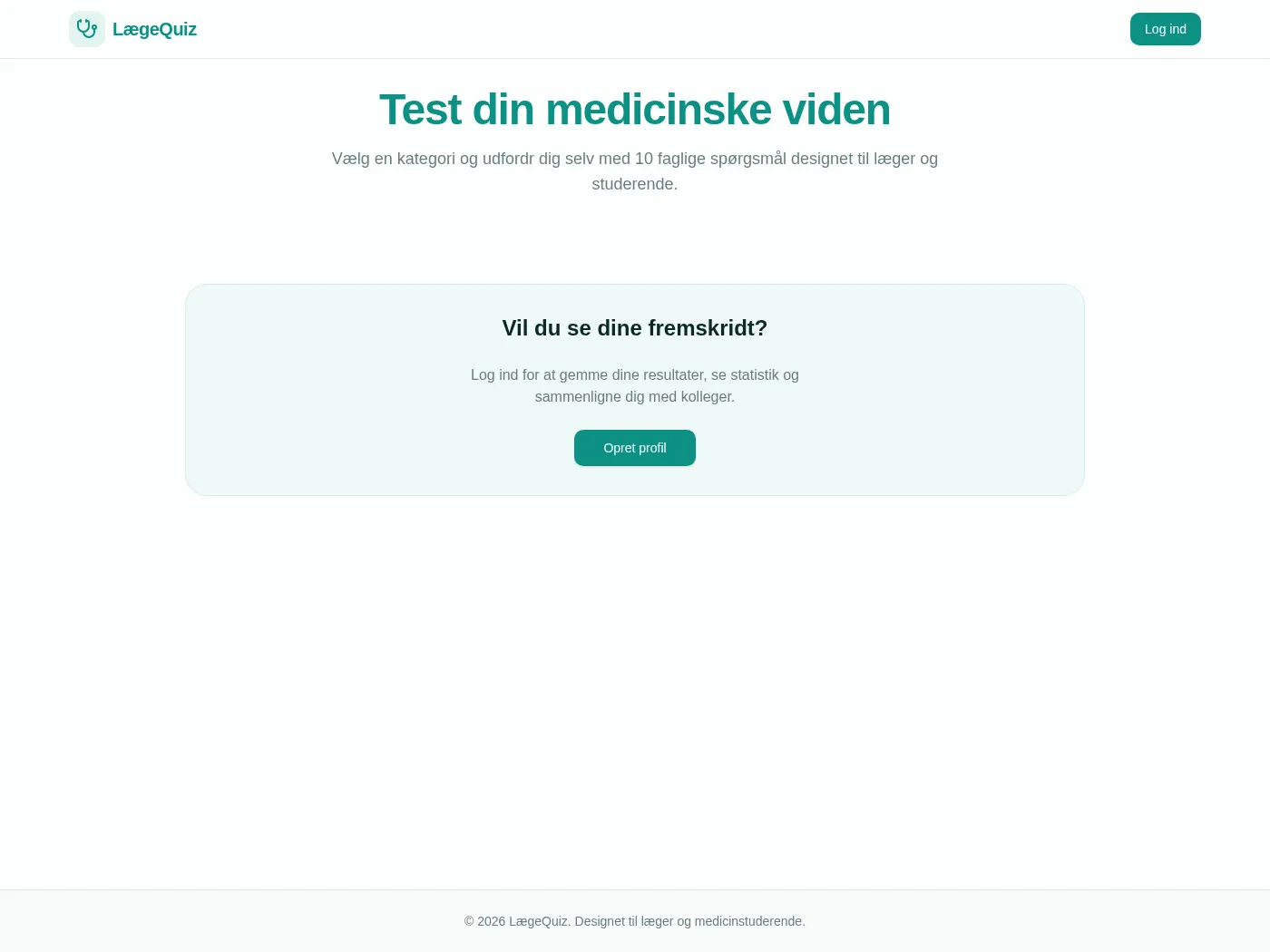 Doctor Quiz App