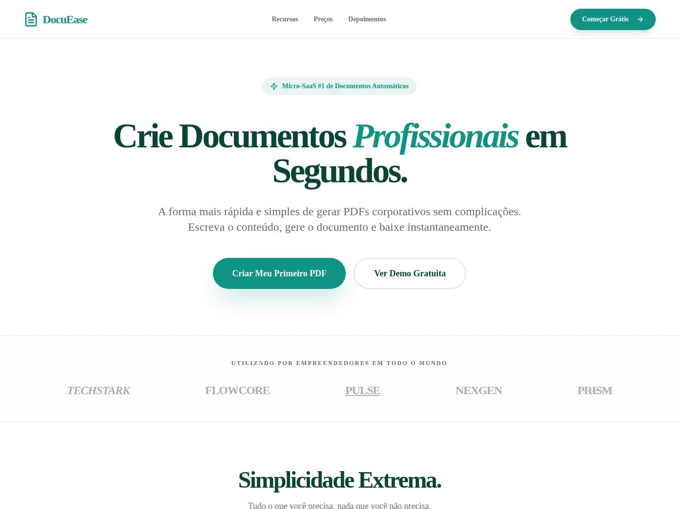 DocuEase SaaS