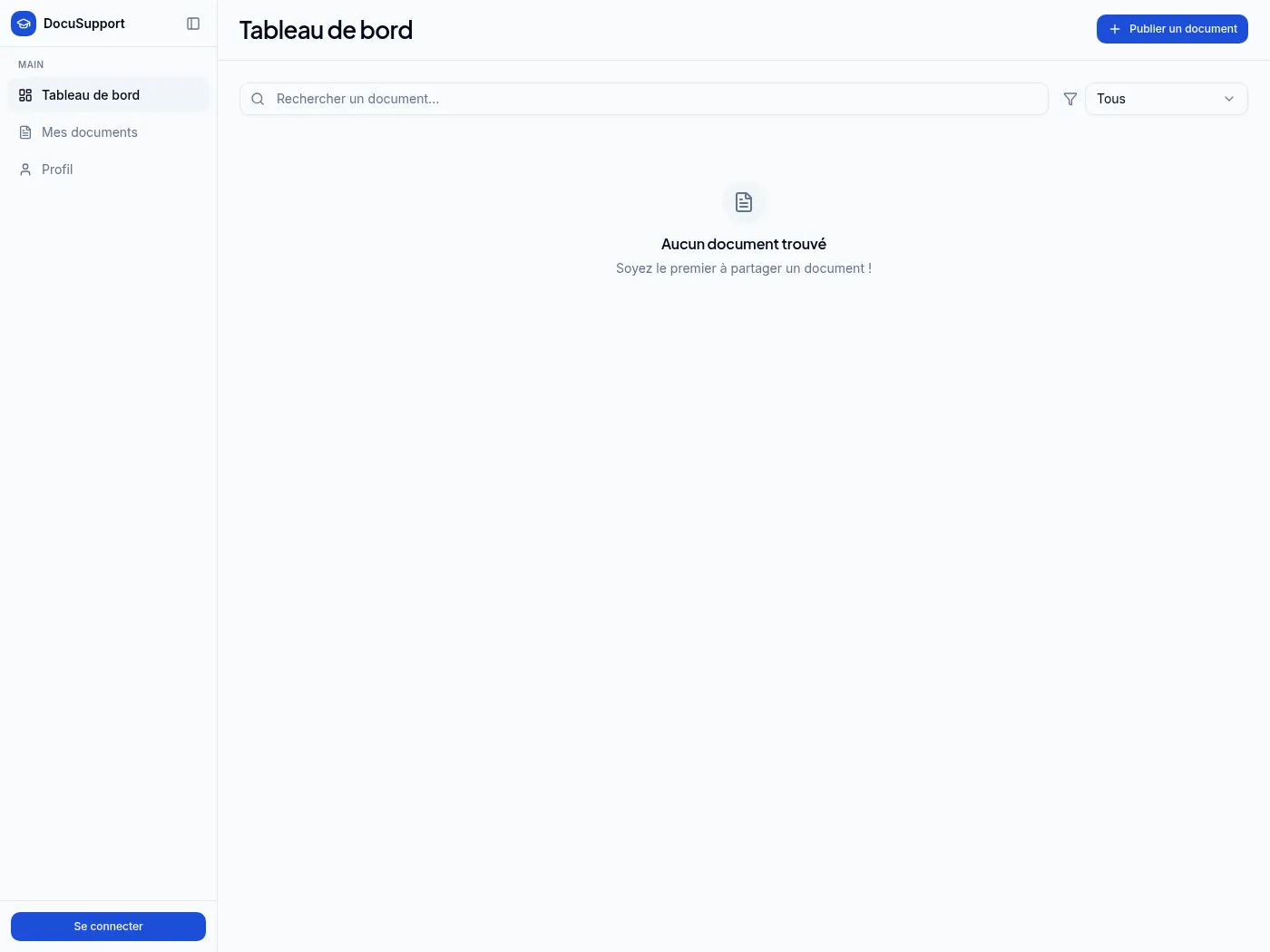 DocuSupport Plateforme