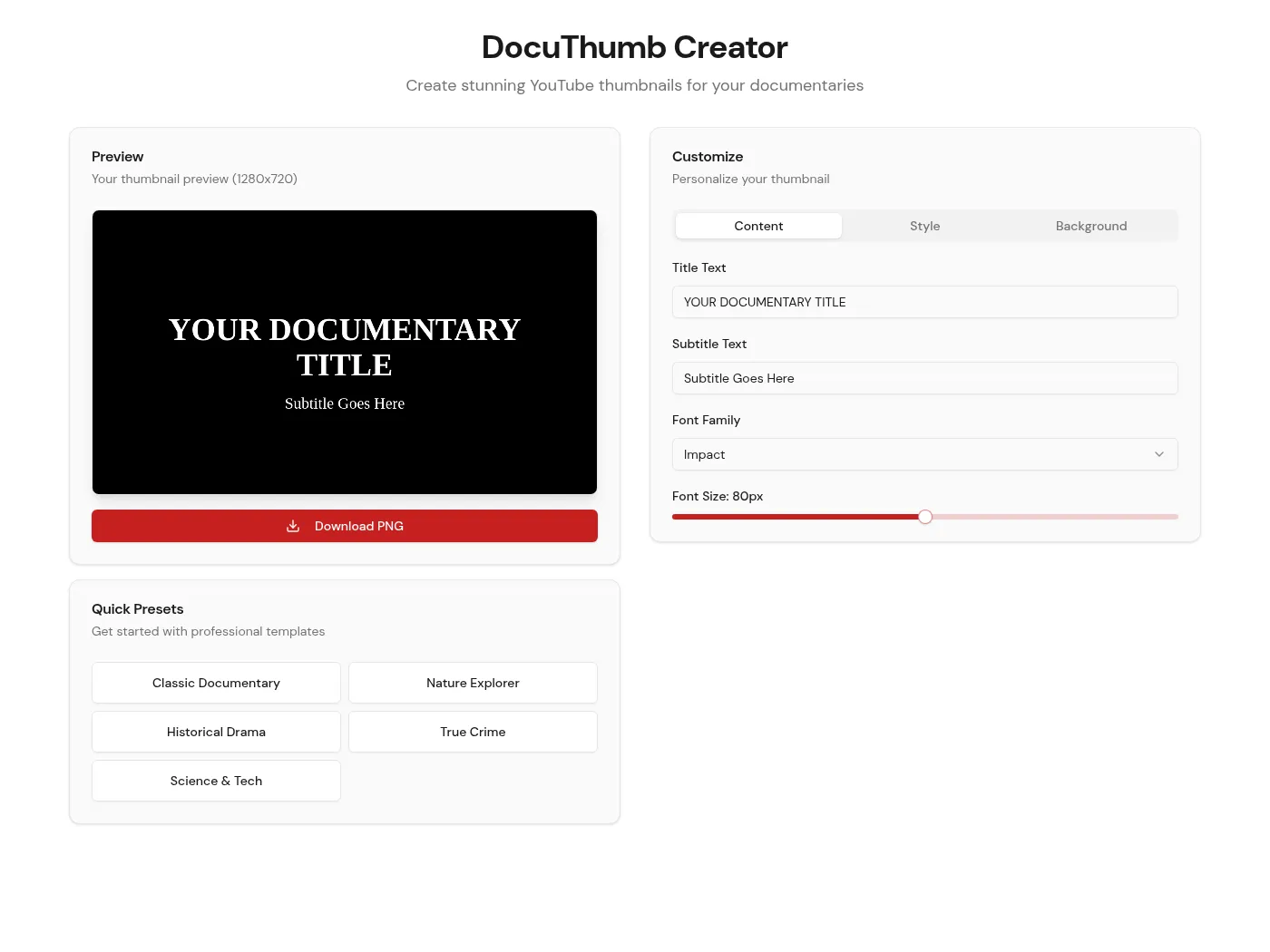 DocuThumb Creator