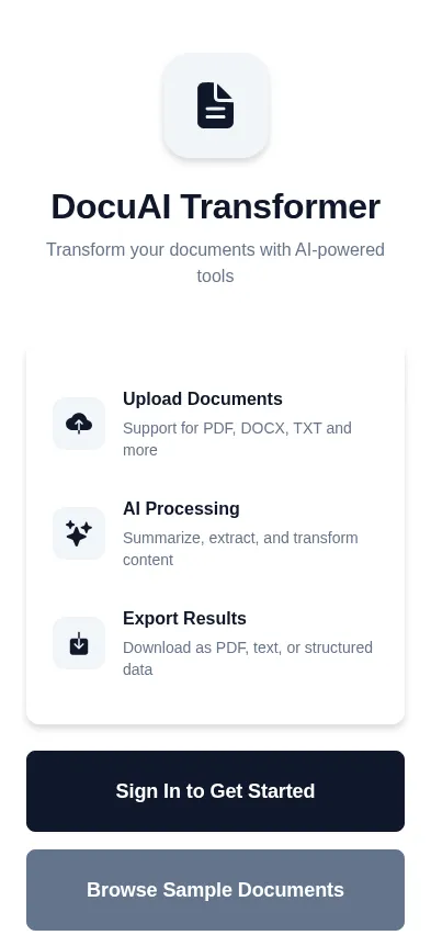 DocuAI Transformer