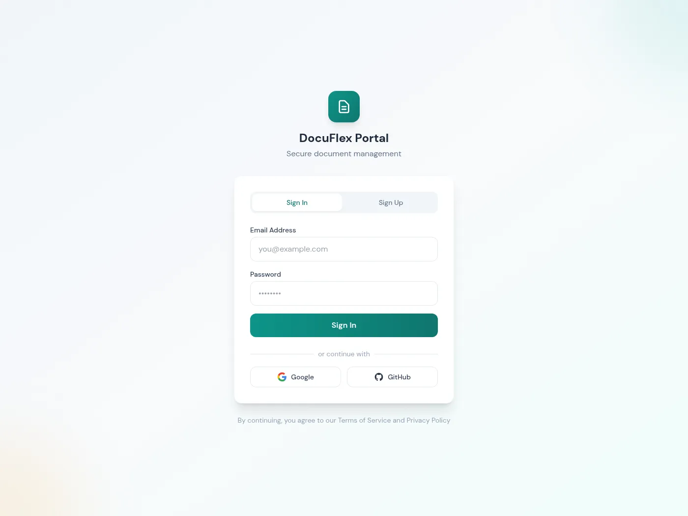 DocuFlex Portal
