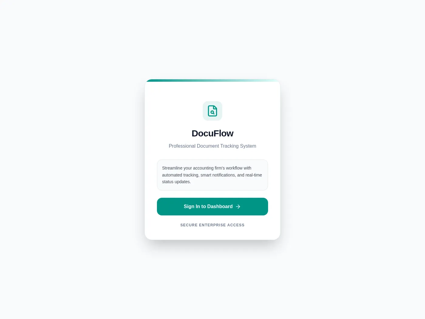 DocuFlow Dashboard