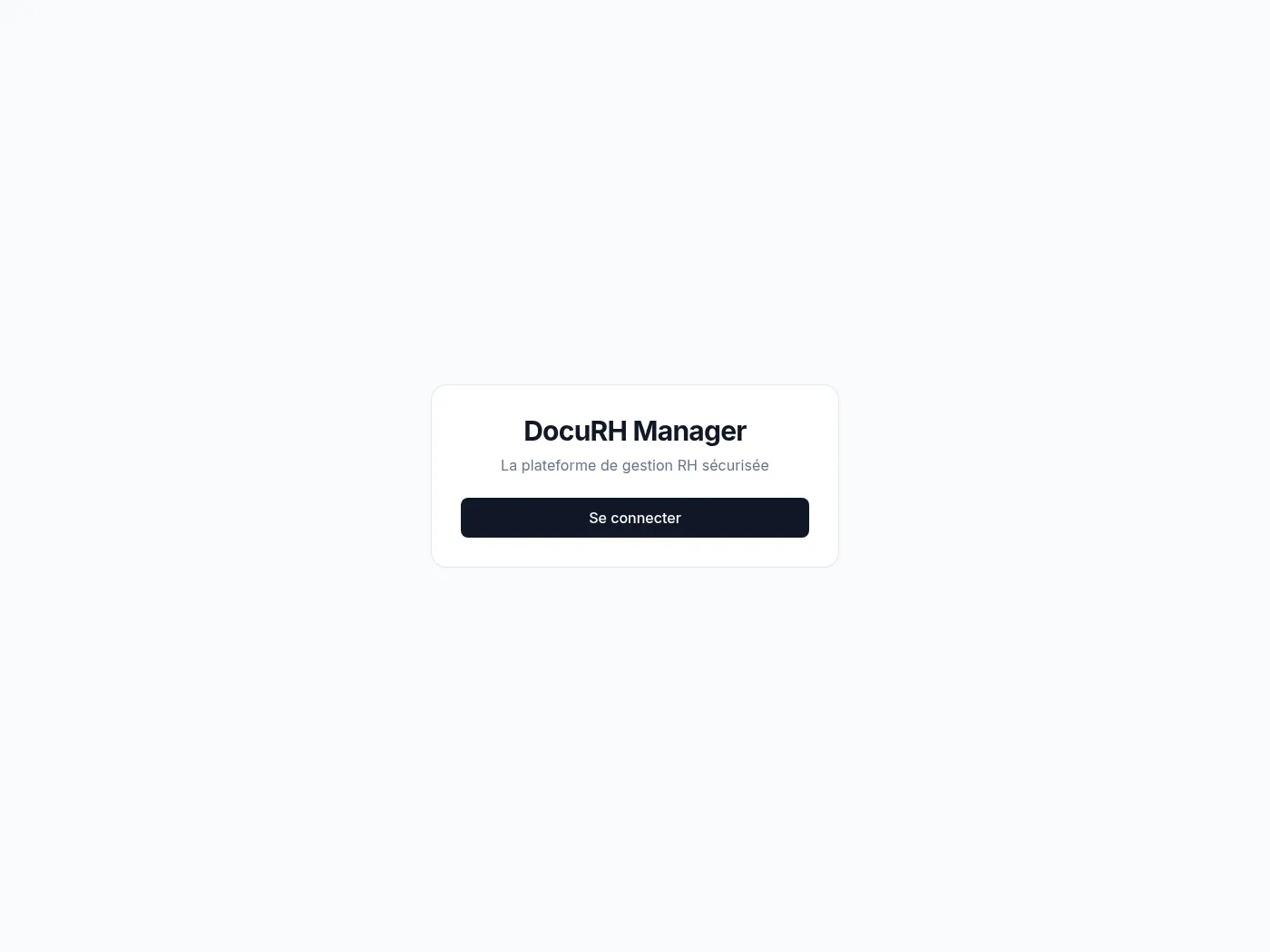 DocuRH Manager