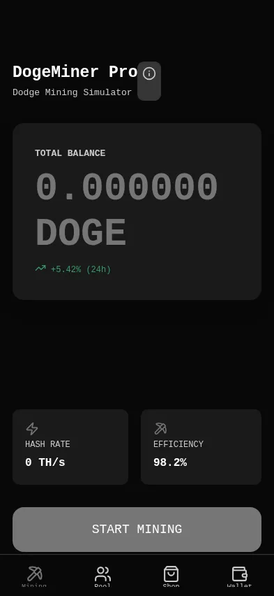 Dodge Mining Simulator
