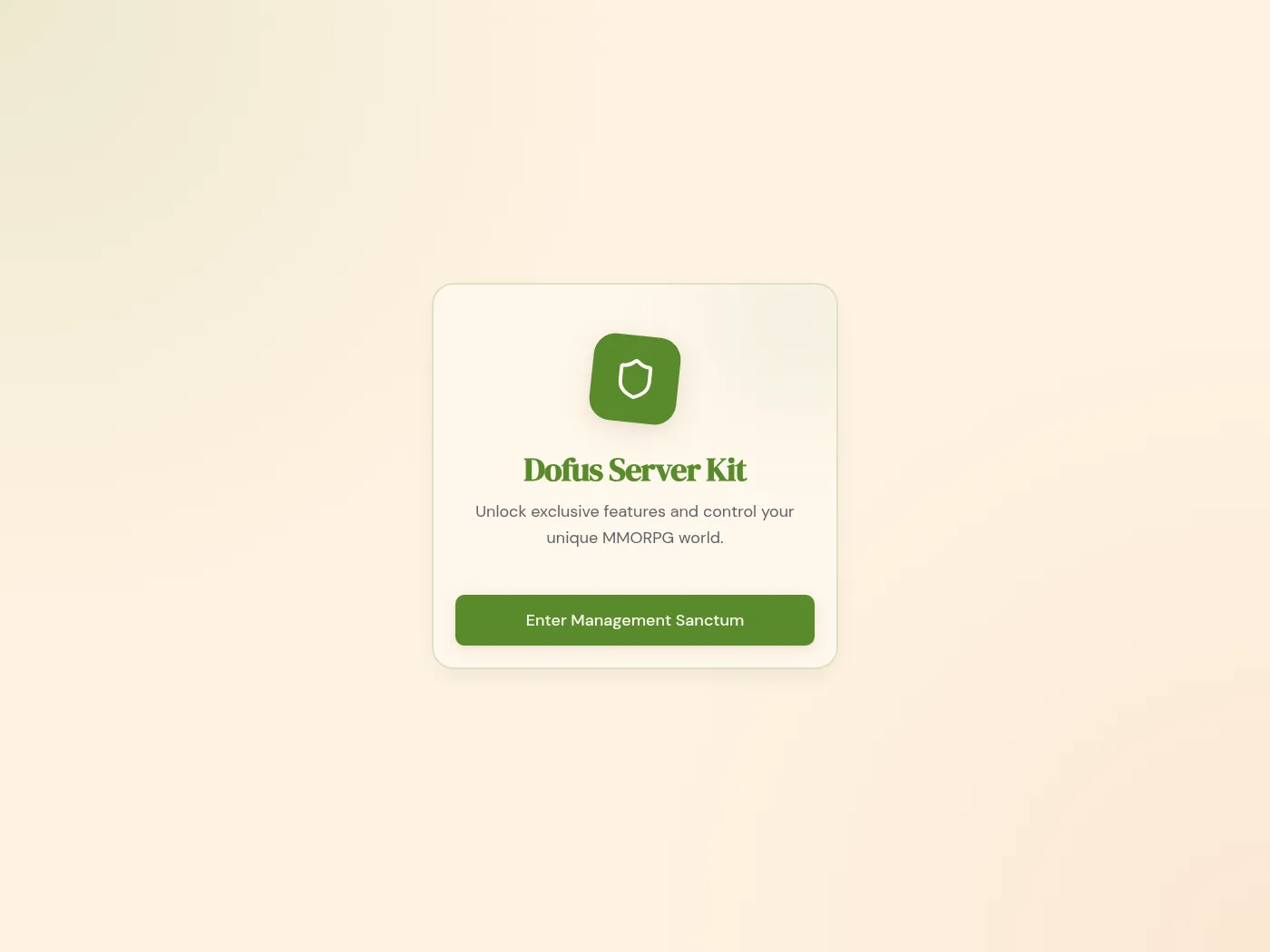 Dofus Private Server Kit