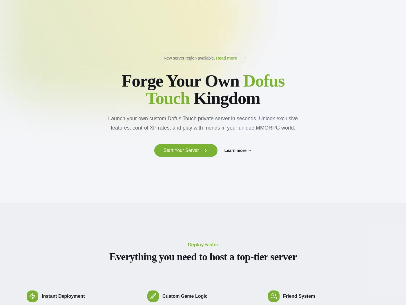 Dofus Touch Private Server