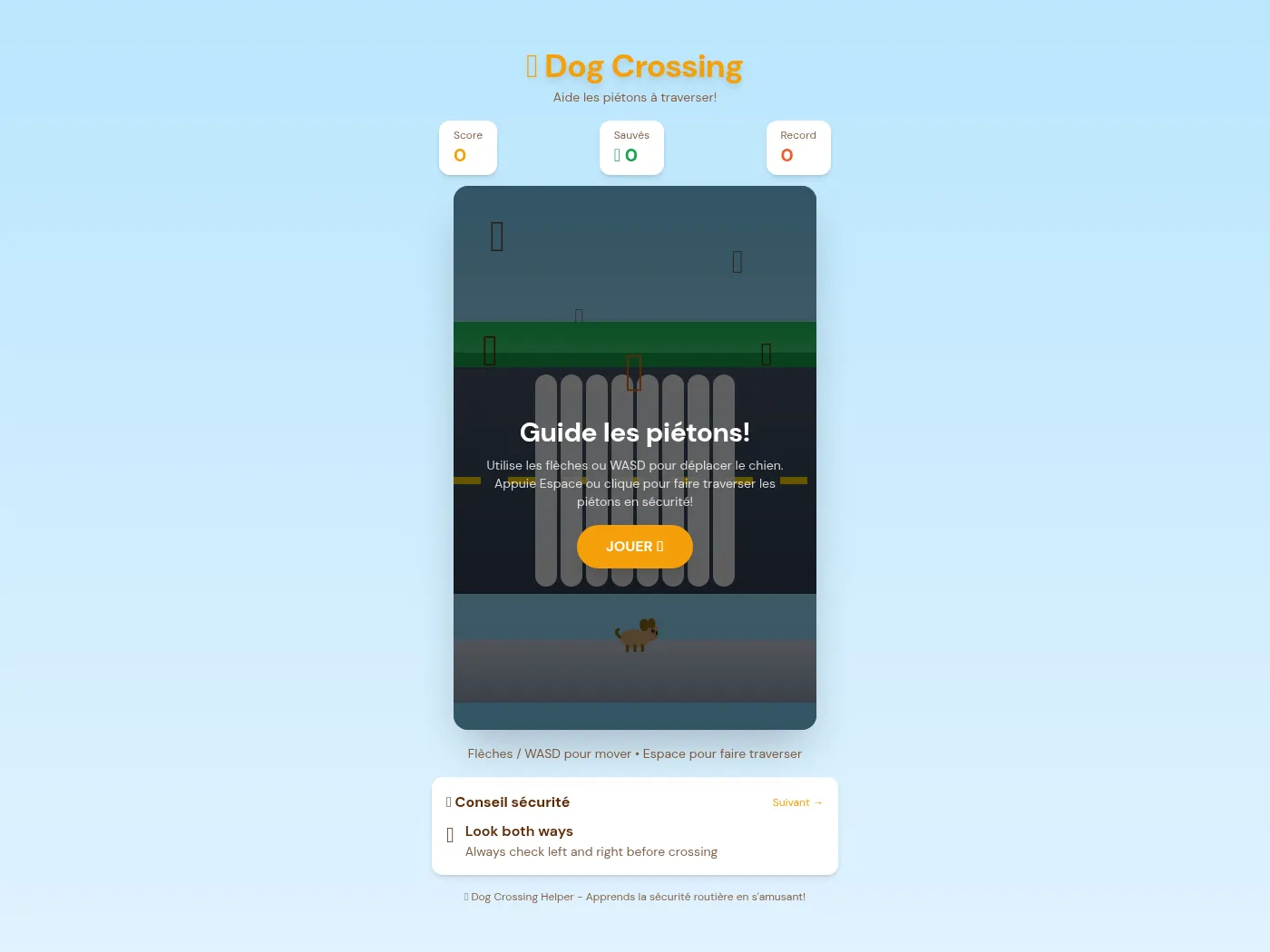 Dog Crossing Helper