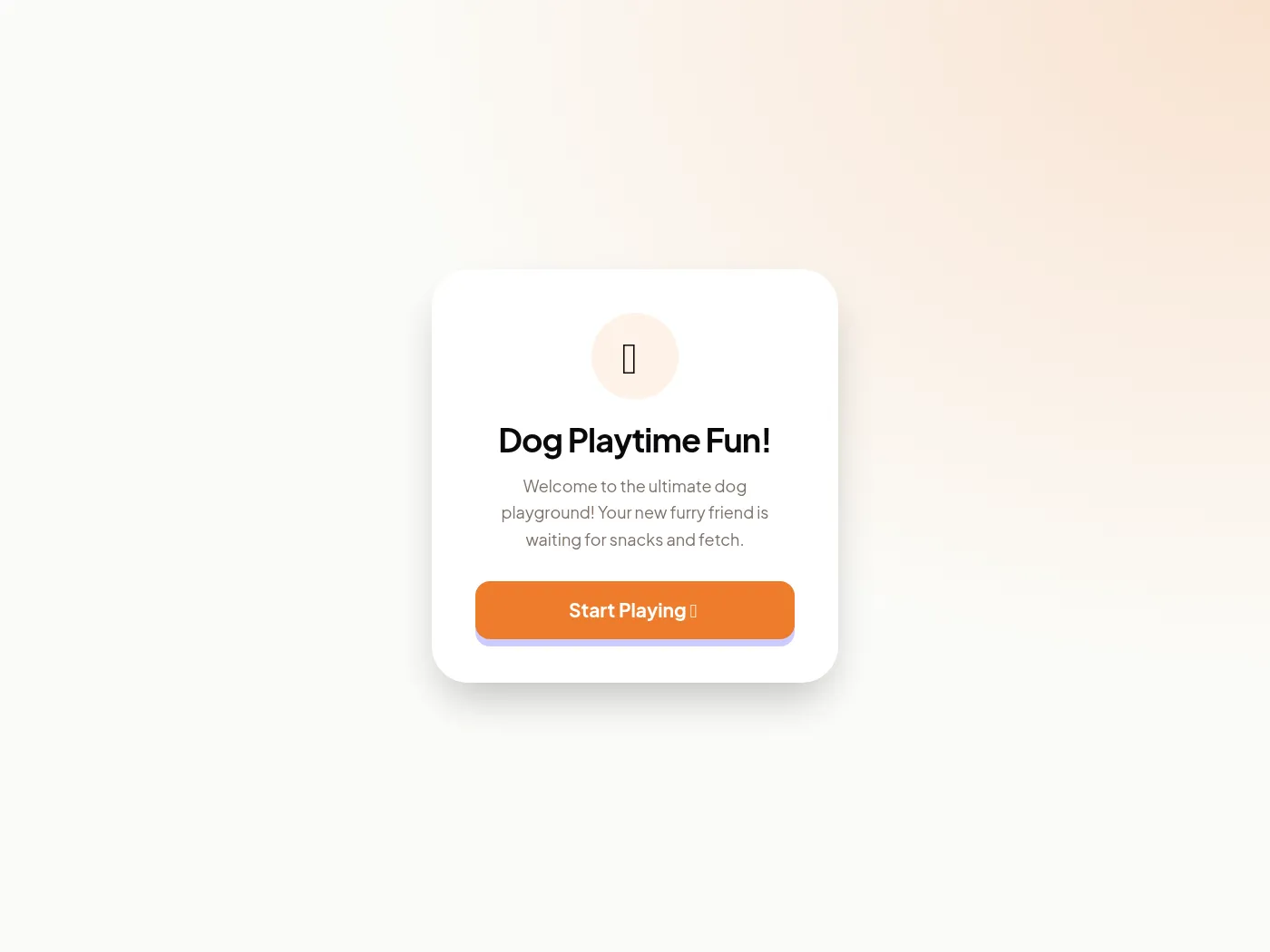 Dog Playtime Fun