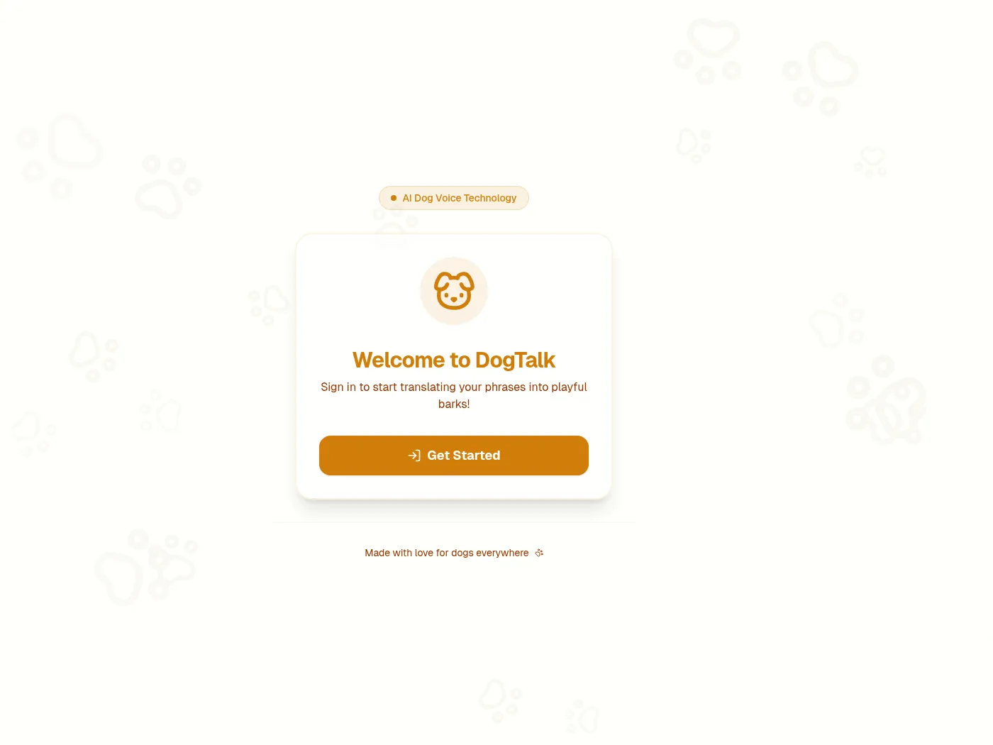 Dog Voice Phrase Reader