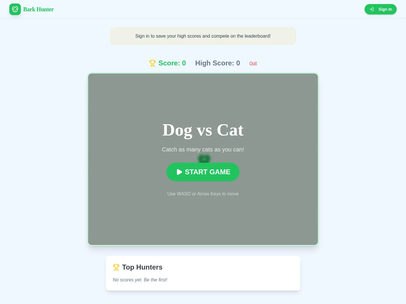 Dog vs Cat Game