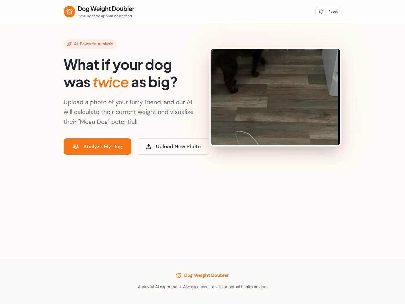 Dog Weight Doubler