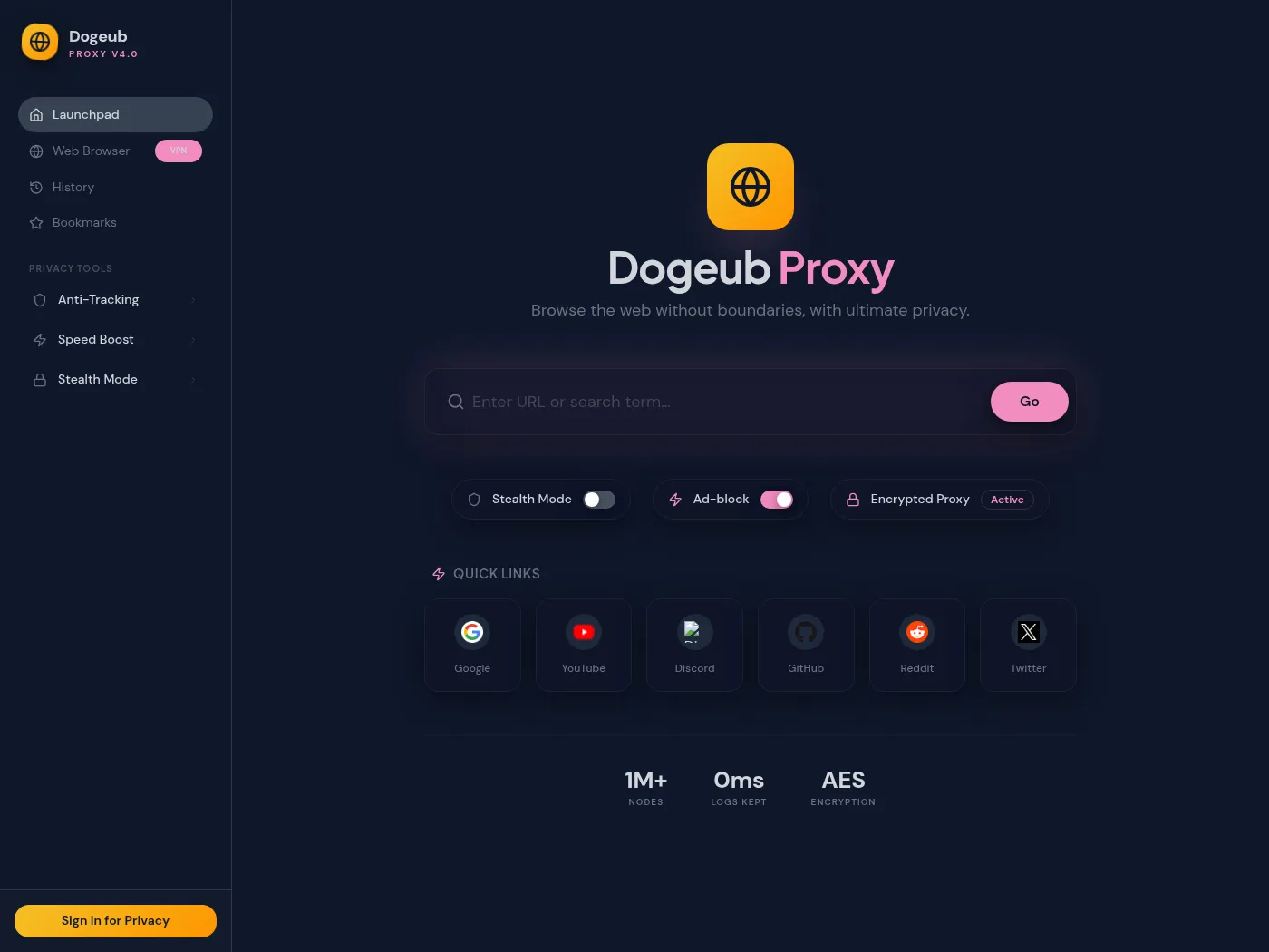 Dogeub Proxy Service