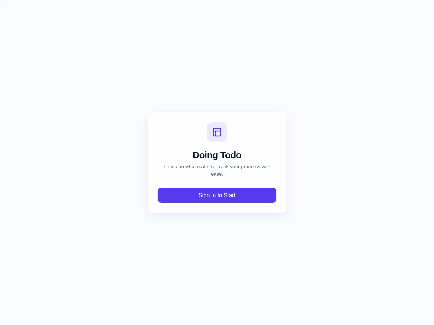 Doing Todo Tracker