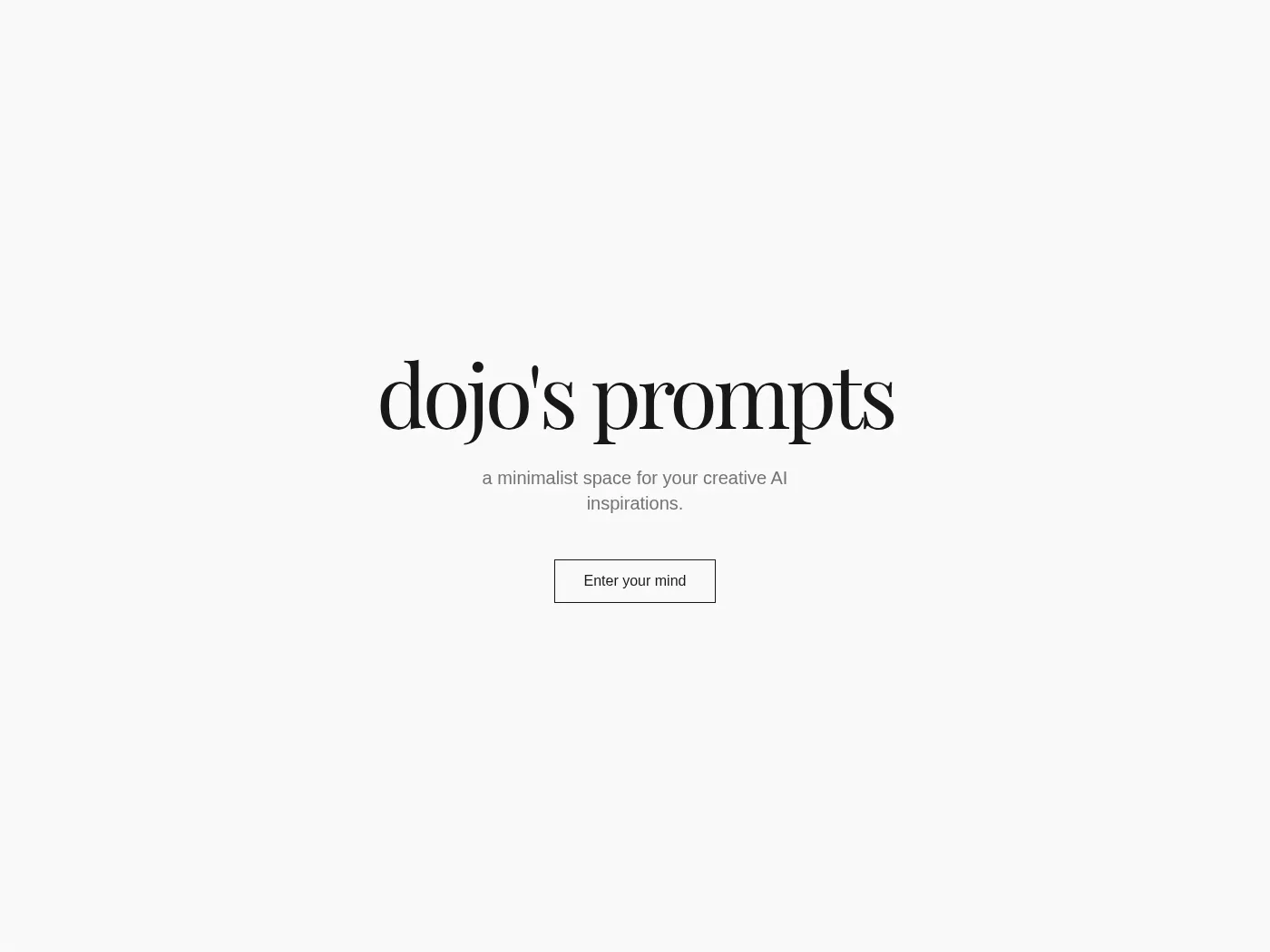 dojo's prompts