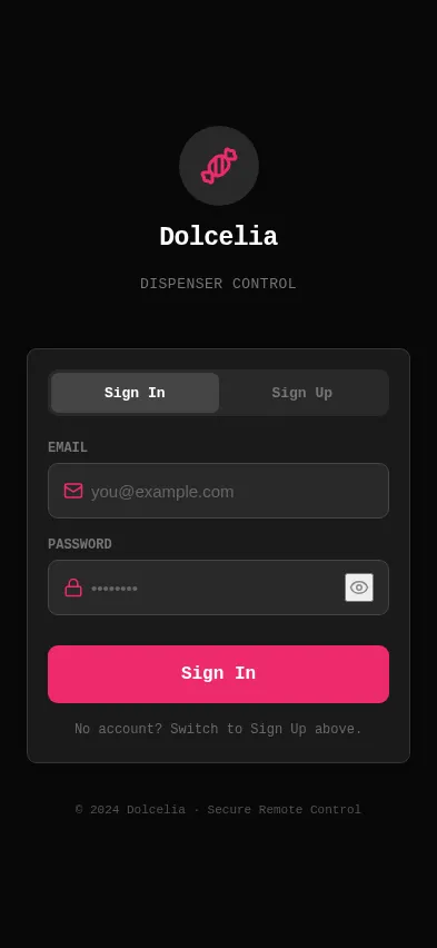 Dolcelia Dispenser Control