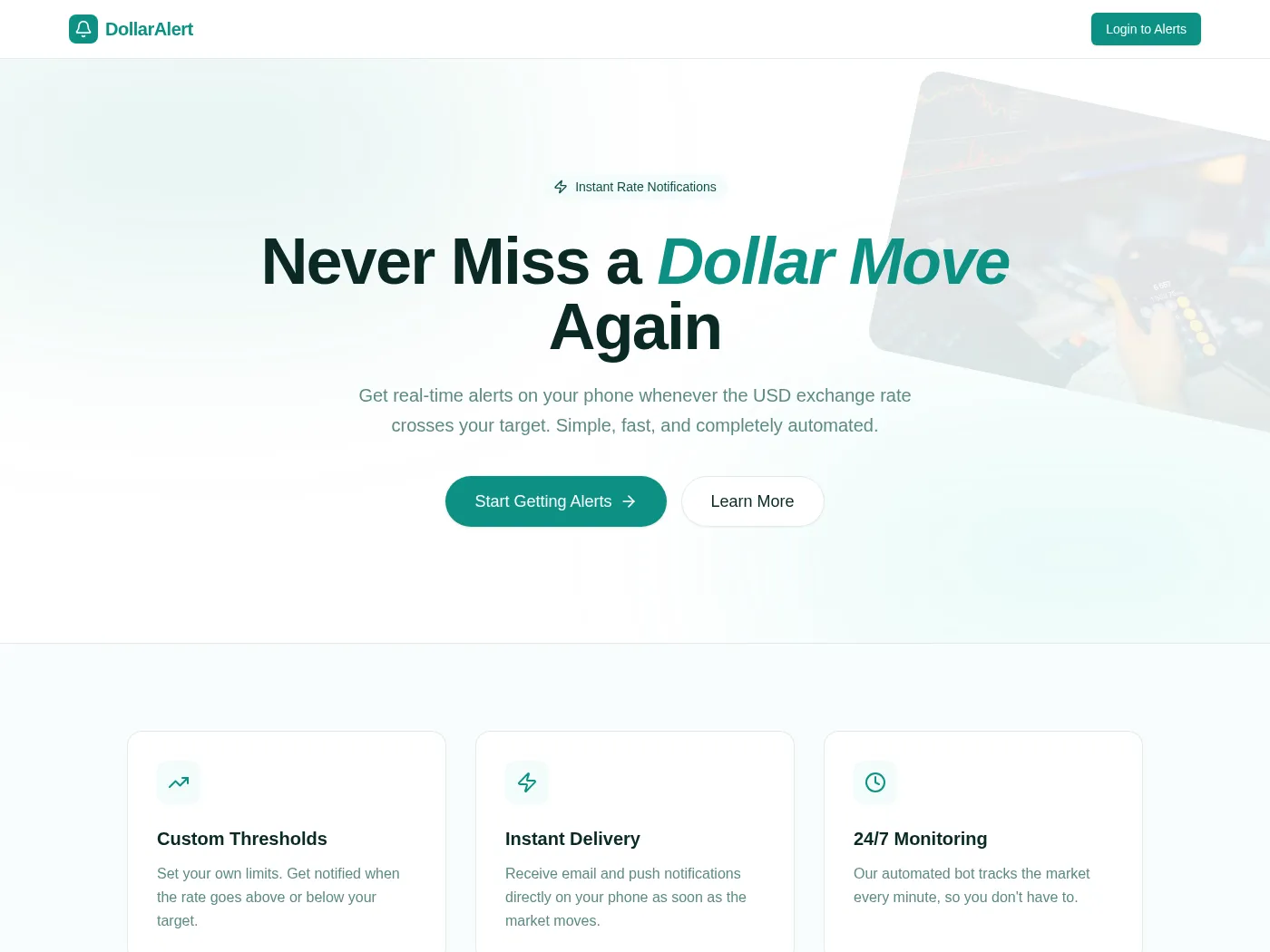 Dollar Alert Bot