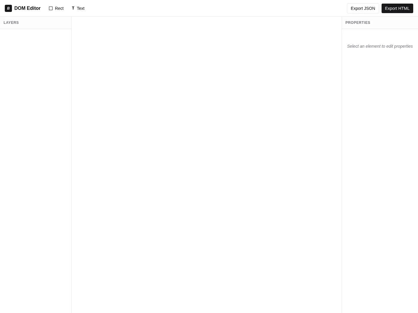 DOM Design Editor