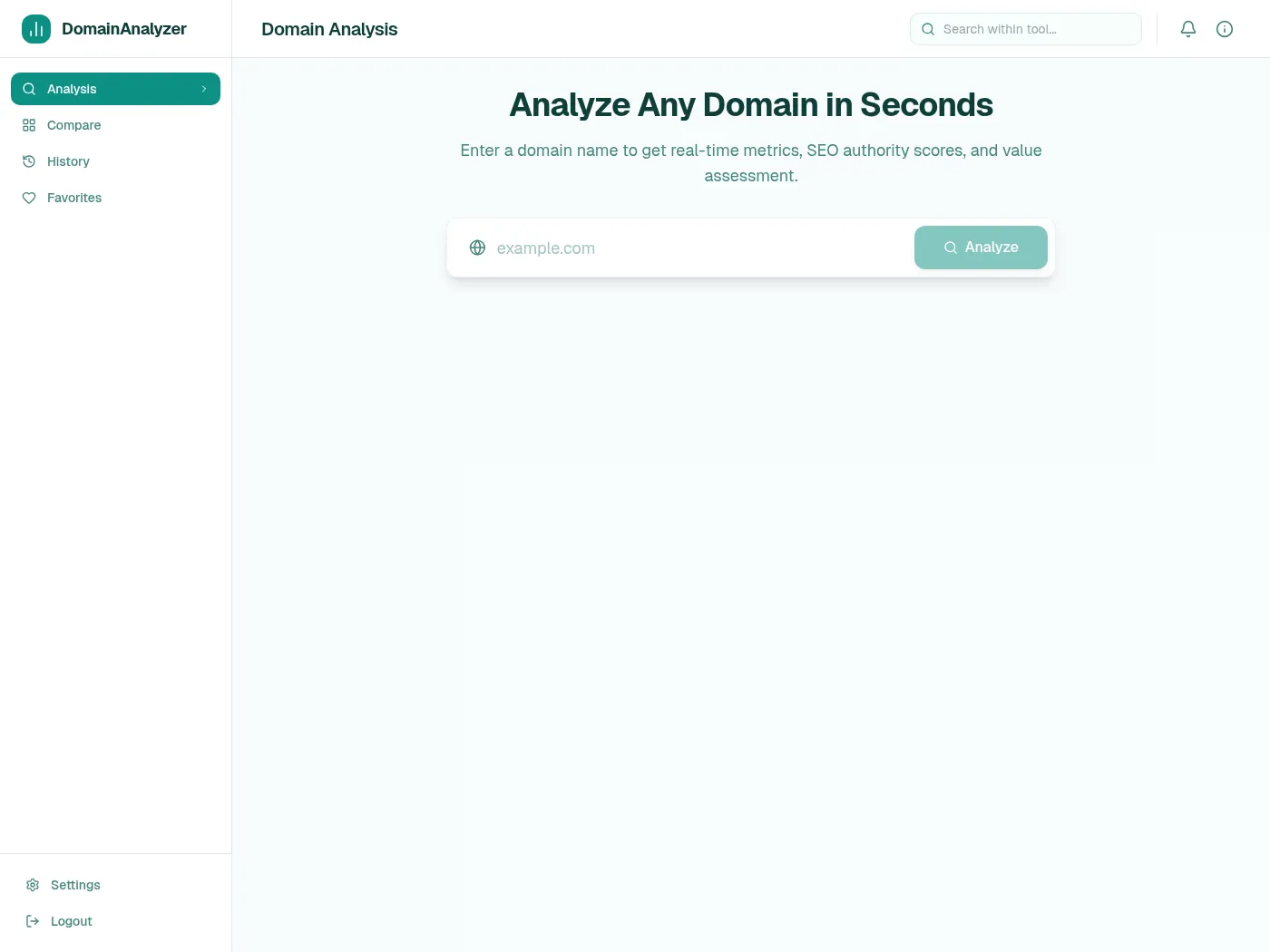 Domain Analyzer Pro