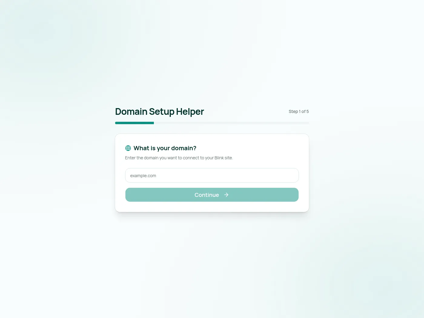 Domain Setup Helper