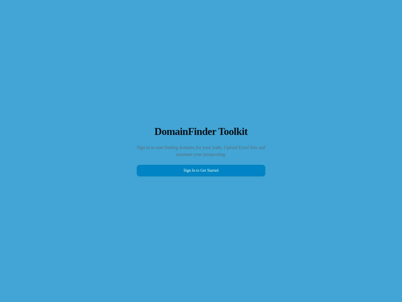 DomainFinder Toolkit