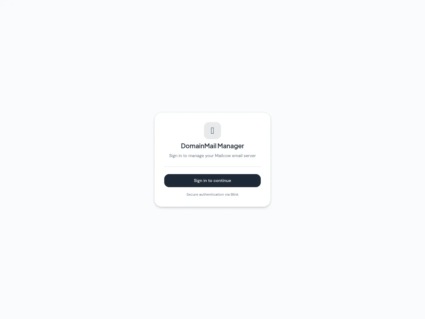 DomainMail Manager