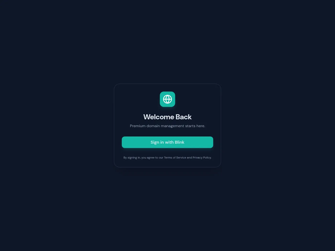 DomainSuite Dashboard
