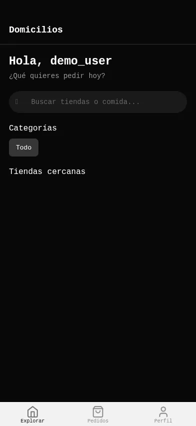 Domicilios Locales App