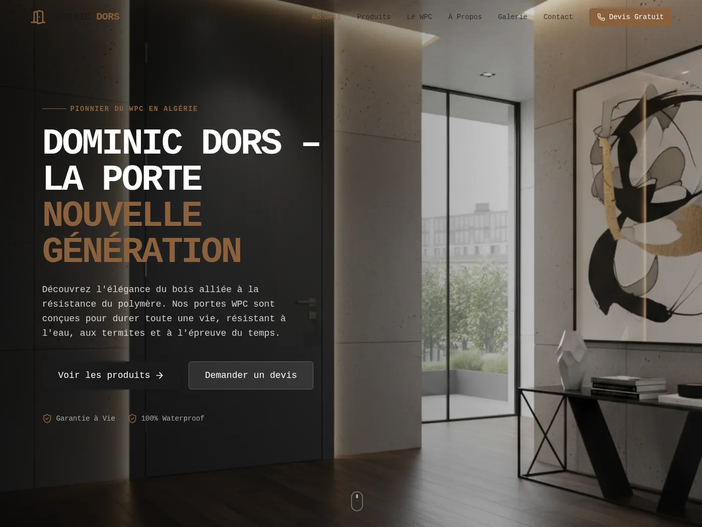 Dominic Dors Web Experience