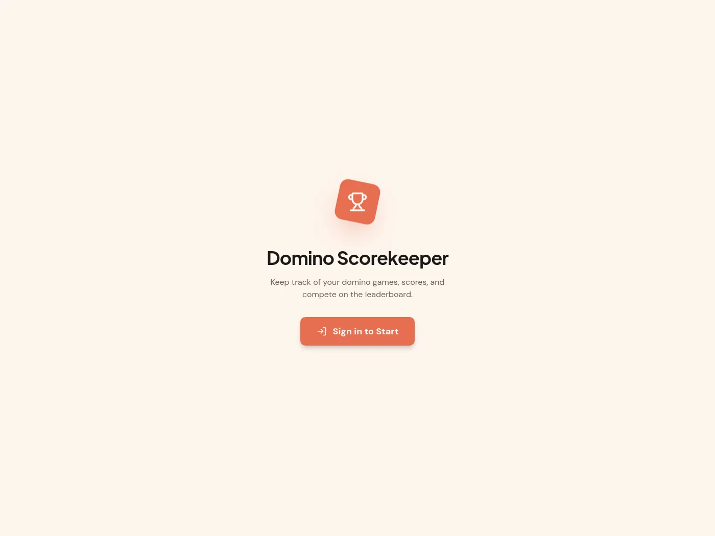 Domino Scorekeeper