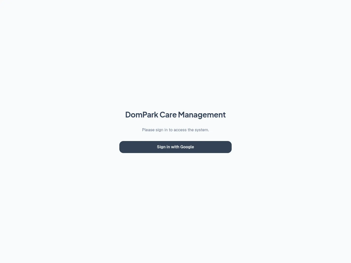 DomPark Care Management