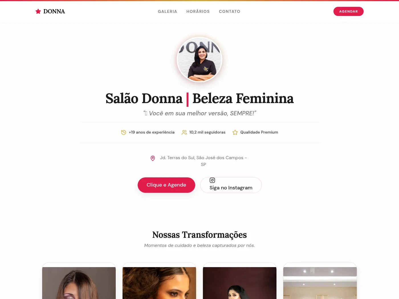 Donna Beauty Site