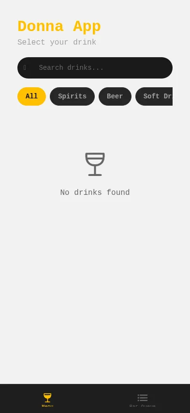 Donna Drink Order App