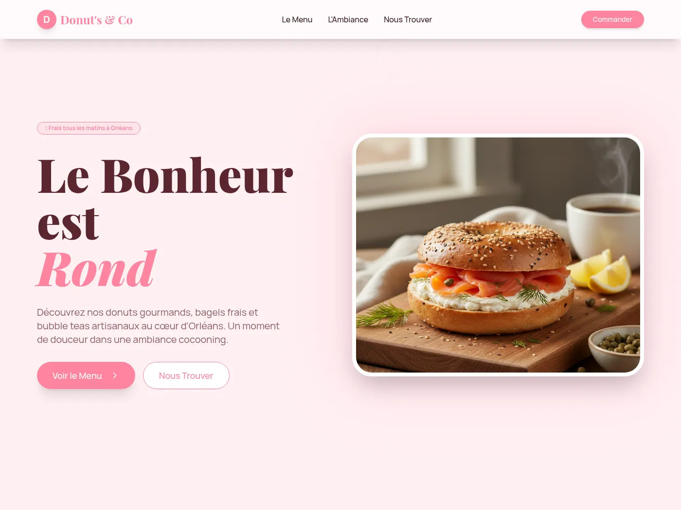 Donut Boutique Showcase