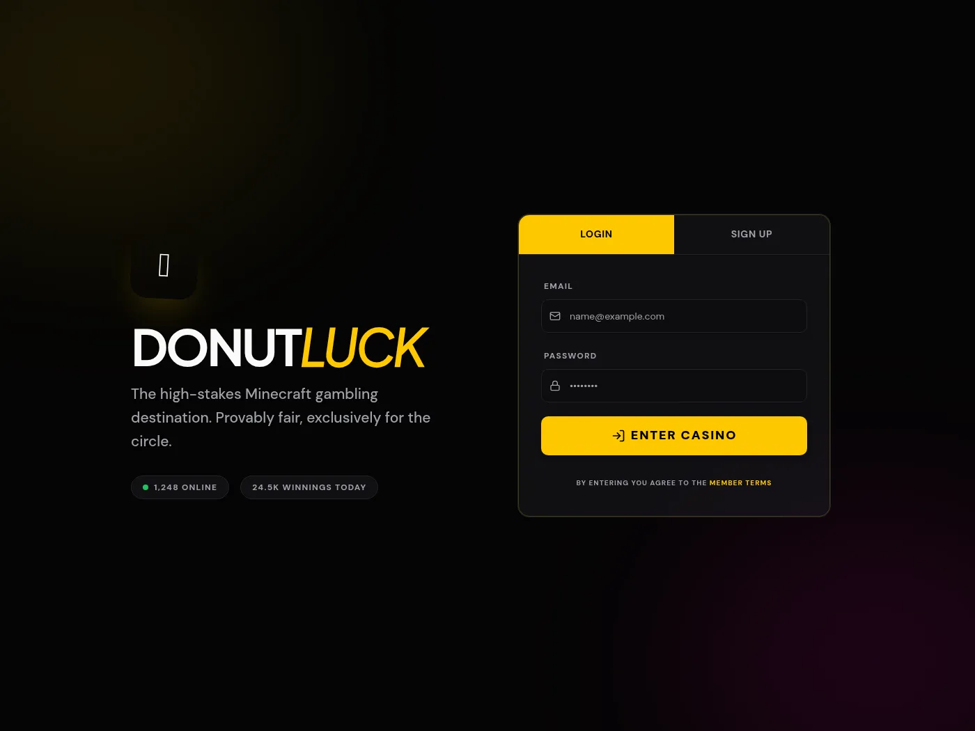 DonutSMP Gambling Hub