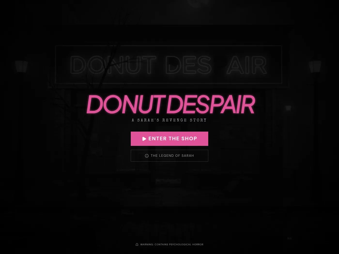Donut Horror Adventure