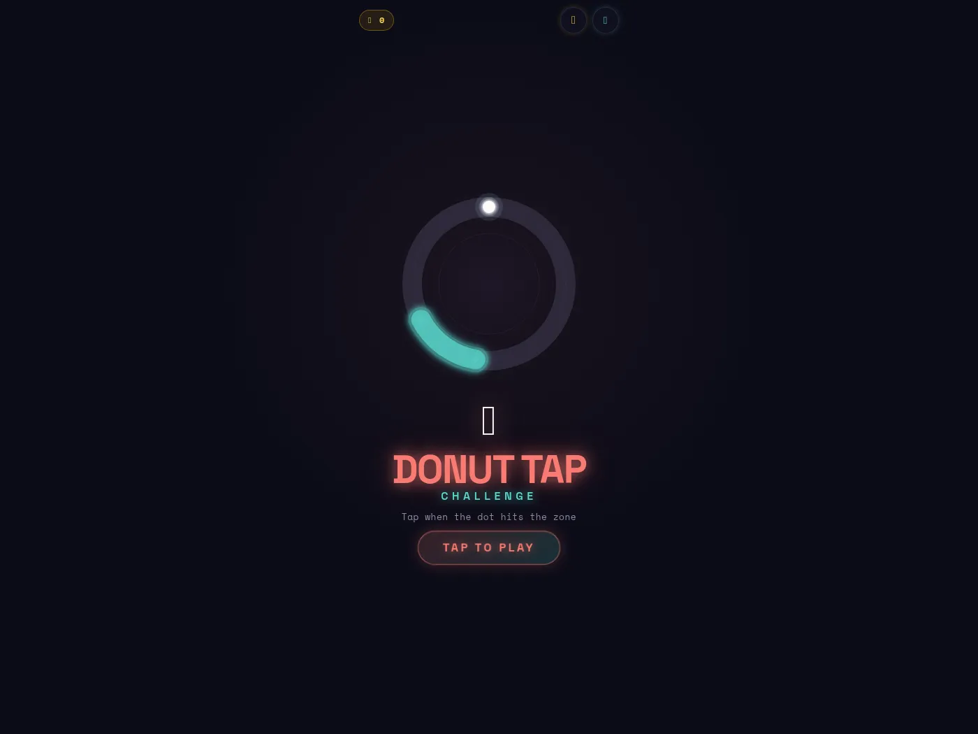 Donut Tap Challenge