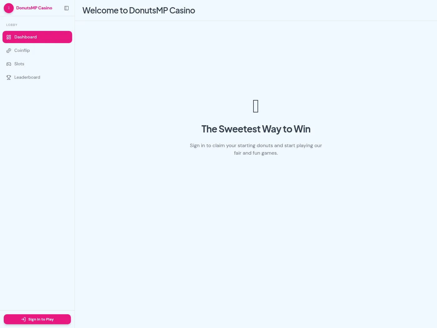 DonutsMP Casino Web
