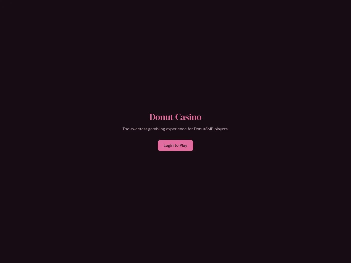 DonutSMP Casino Web