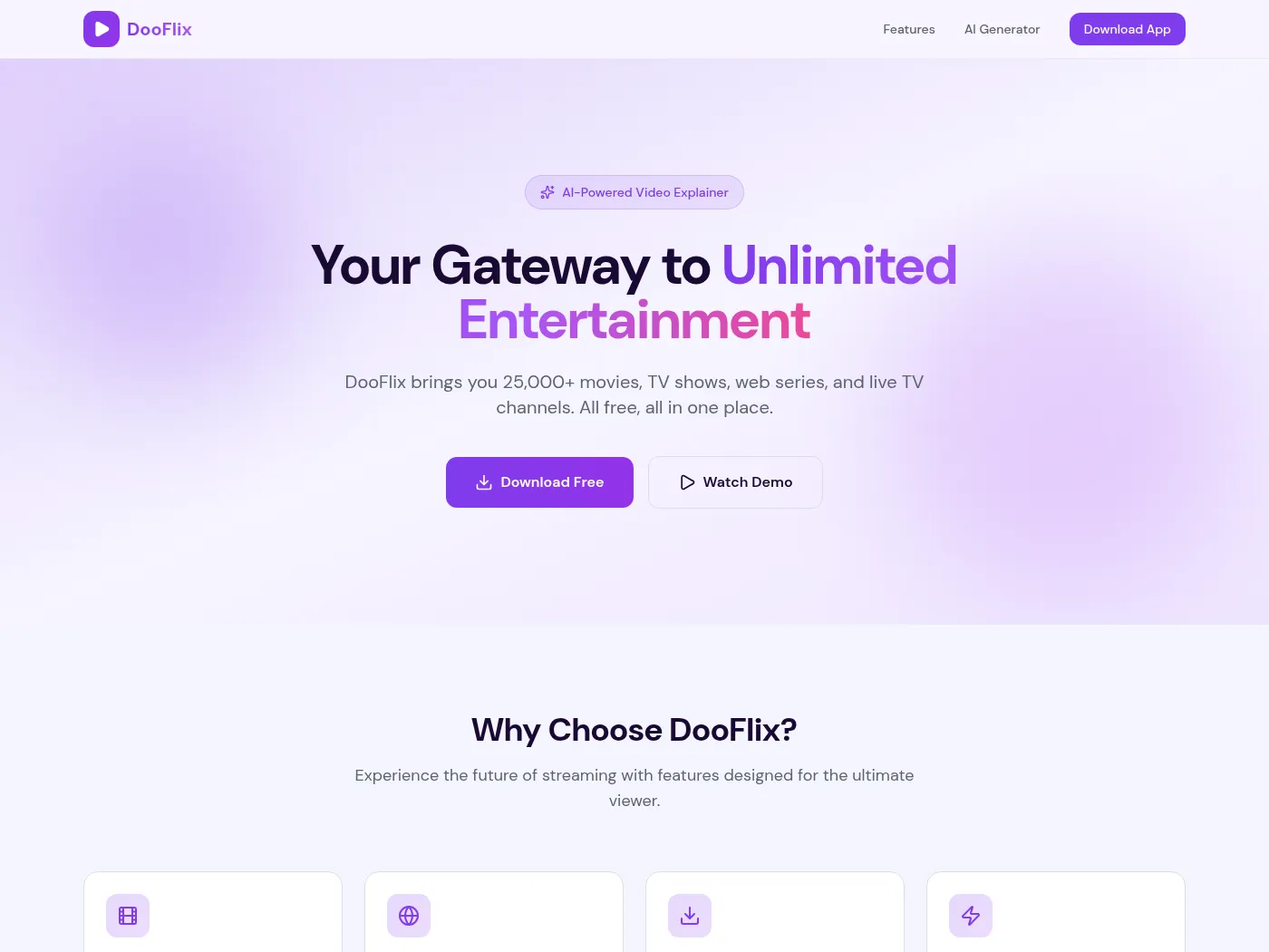 DooFlix Video Explainer
