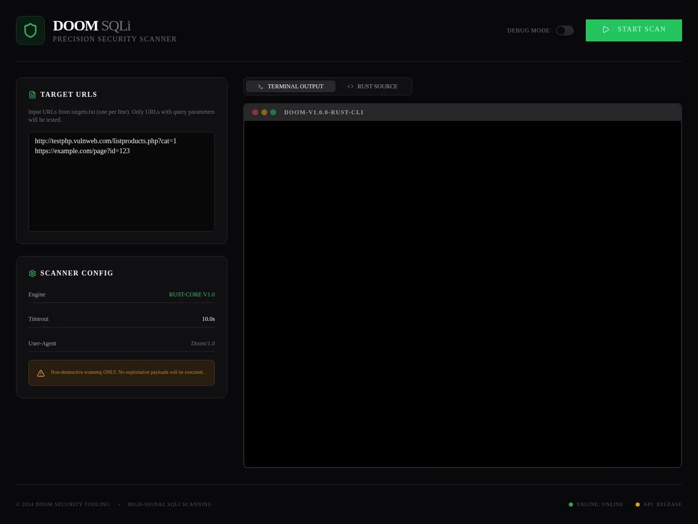 Doom SQLi Scanner