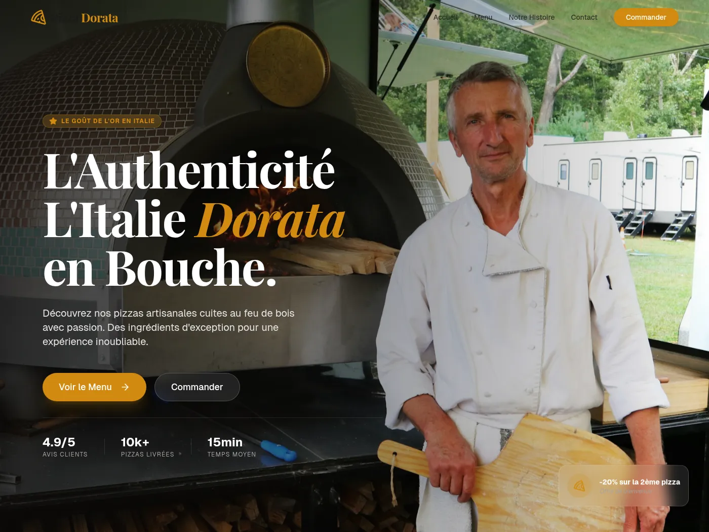 Dorata Pizza Website