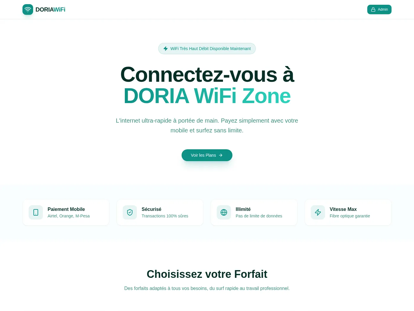 DORIA WiFi Zone Suite