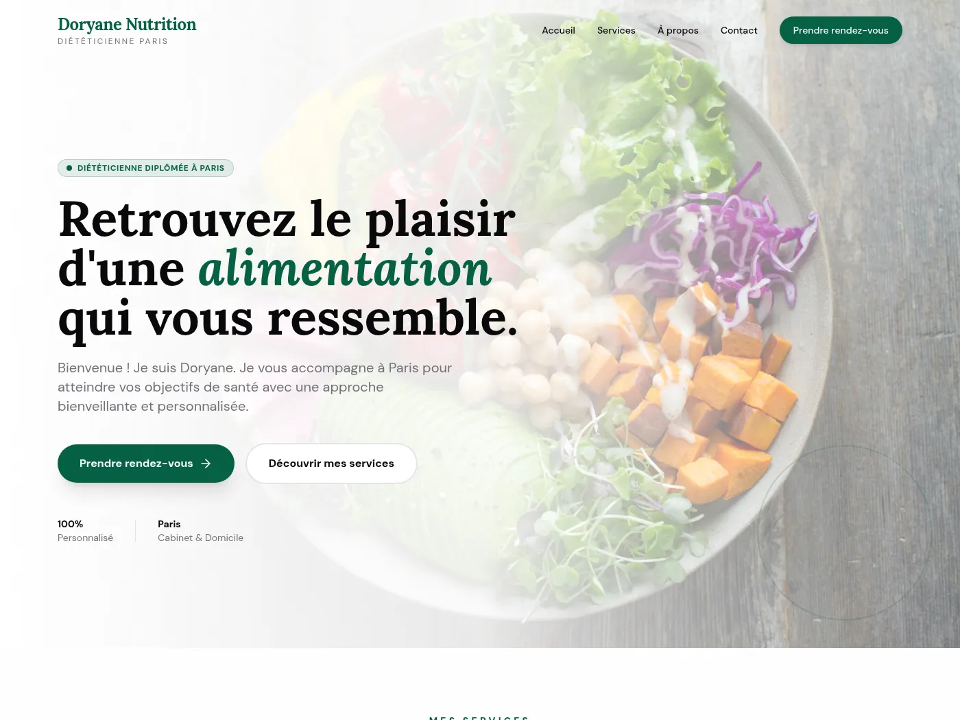 Doryane Nutrition Site