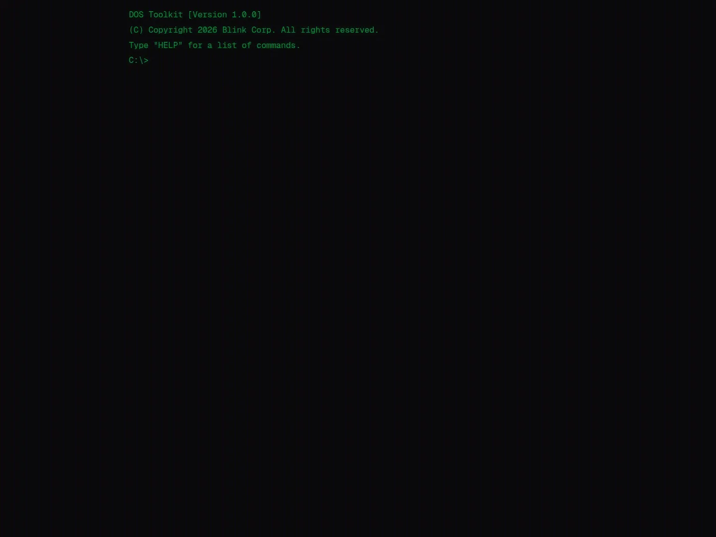 DOS Toolkit