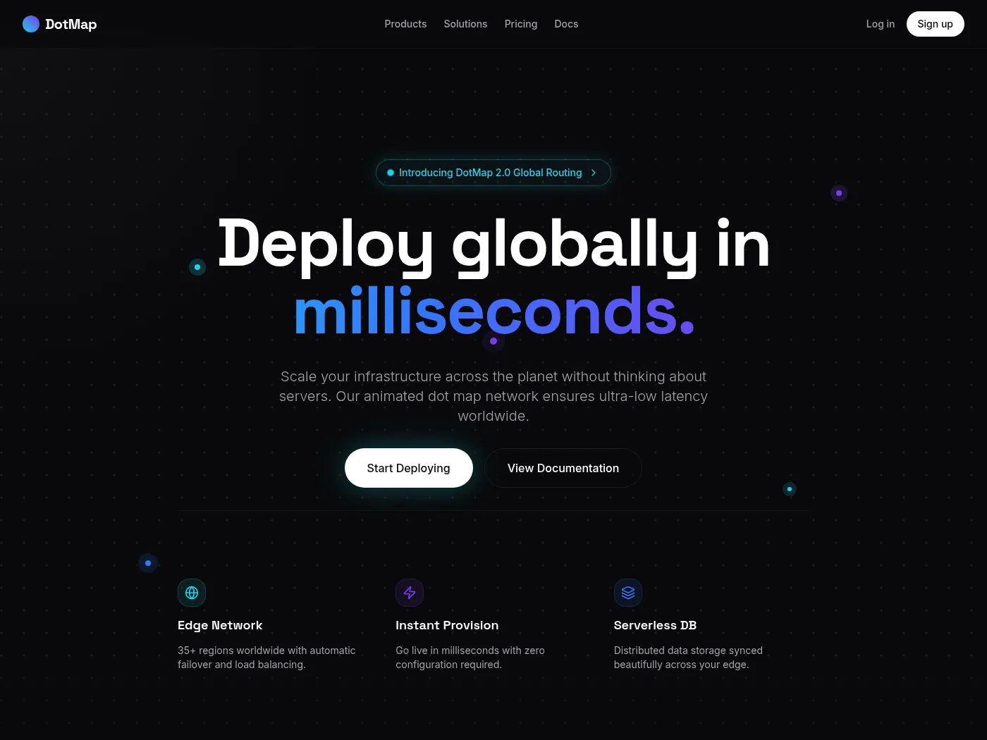 DotMap Hero Section