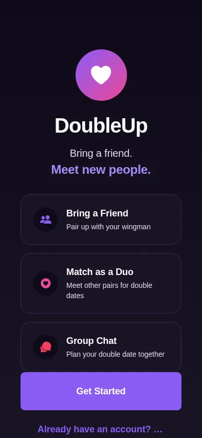 DoubleUp Social Dating