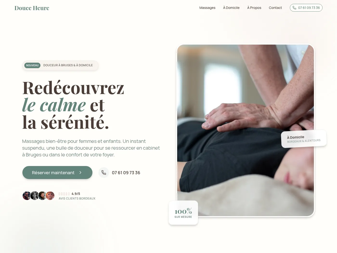 Douce Heure Landing