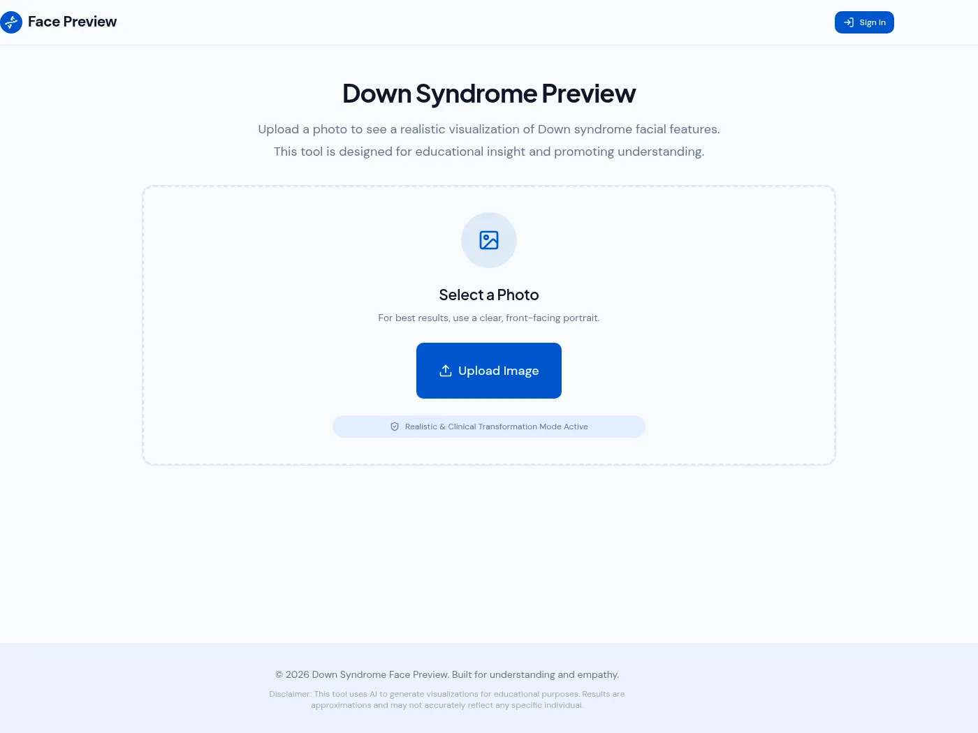 Down Syndrome Face Preview
